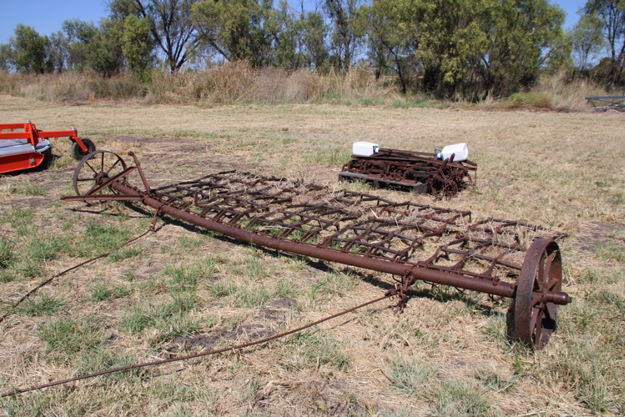 Lot 25 - 15’ fire harrows | AuctionsPlus