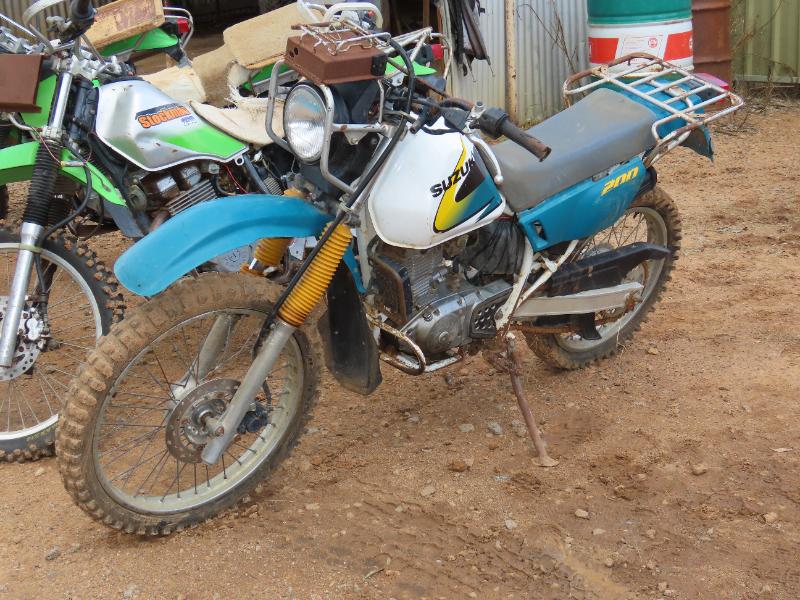 Lot 81 - Suzuki Ag 200 Motorbike | AuctionsPlus