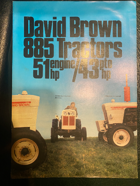 Lot 48 - Brochure - David Brown 885 Tractors | AuctionsPlus