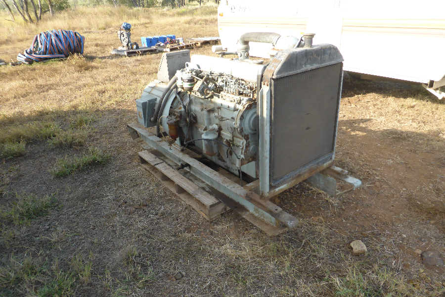 Lot 164 - Ford 6 Cyl 180 C1 Dunlite Generator CB055E3A, 55 KVA ...