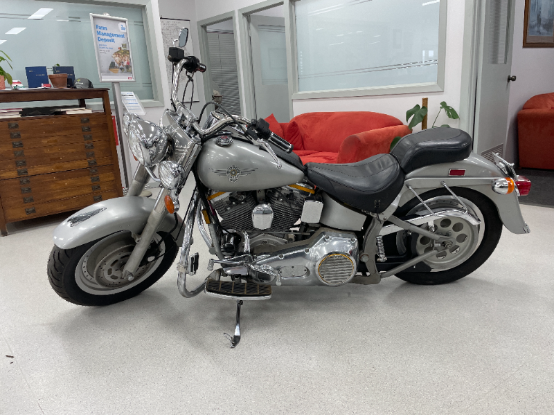 Lot 23 - Harley Davidson 1990 Fat Boy Grey Ghost | AuctionsPlus