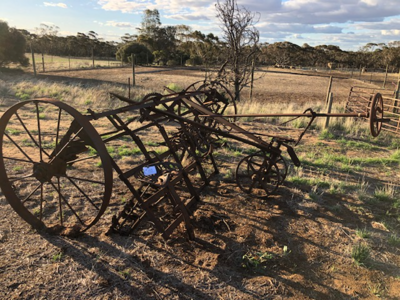 Lot 101 - Antique harrows / rake. | AuctionsPlus