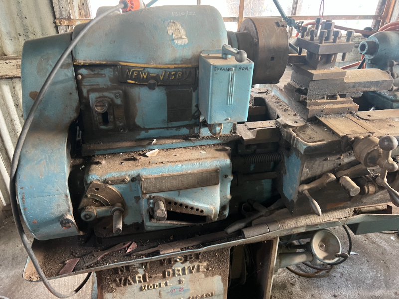 lot 69 - NEW VISBY 3 PHASE INDUSTRIAL LATHE | AuctionsPlus