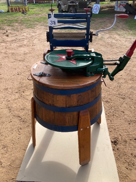 Lot 38 - Red Star Beatty Bros. Ltd washing machine, Circa. 1800 ...