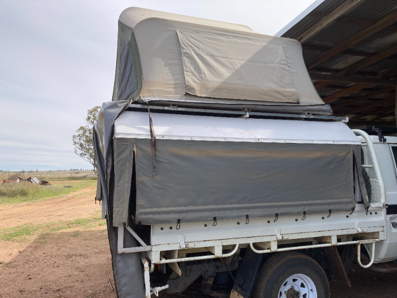 Lot 169 - Aussie traveller canopy roof top camper | AuctionsPlus