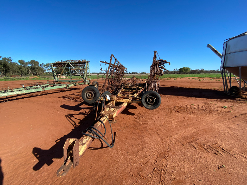 Lot 10 - Coolaman steel works fire harrows | AuctionsPlus