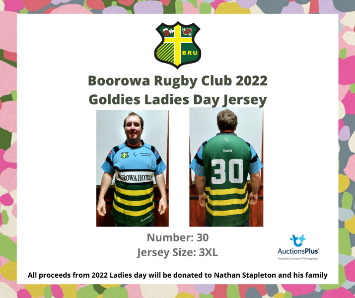 Lot 30 - BRU Goldies Ladies Day Jersey no.30 | AuctionsPlus