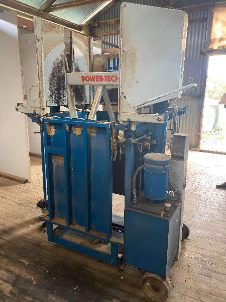 Lot 9 - Lyco Powertech Hydraulic Woolpress | AuctionsPlus