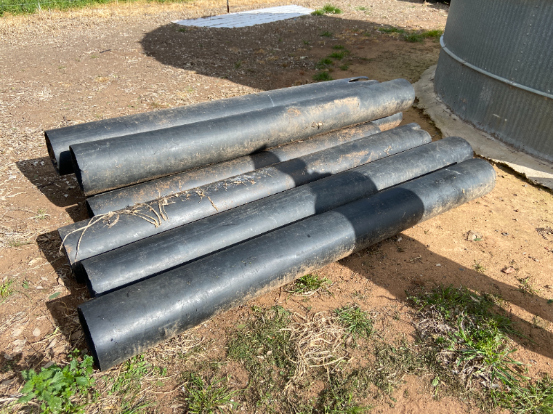 Lot 149 - Qty 6' Black Brute Pipe | AuctionsPlus
