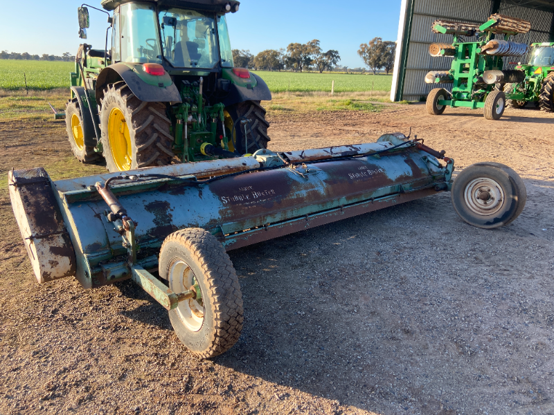 Lot 25 - 15' Janke Stubble Buster Mulcher | AuctionsPlus