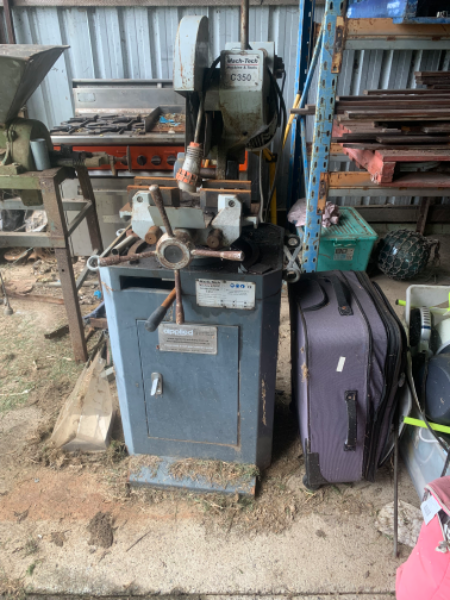 Lot 140 - MACHTEC STEEL CUT OFF SAW - 3 Phase | AuctionsPlus