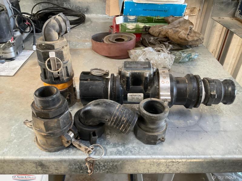 Lot 134 - Poly fittings and flow metre | AuctionsPlus