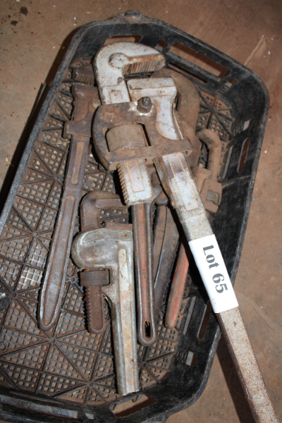 Lot 65 - VARIETY OF STILLSONS | AuctionsPlus