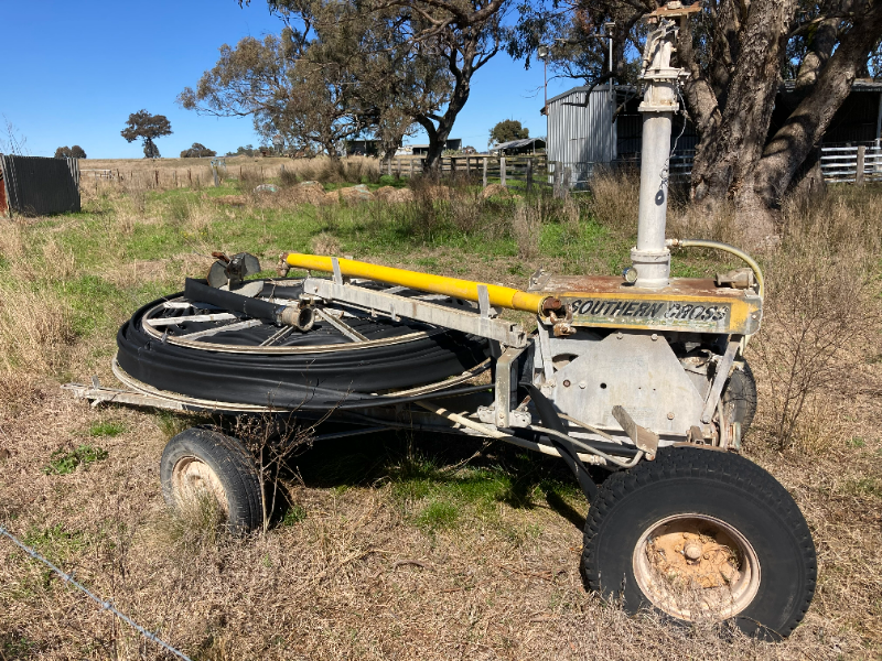 Lot 26 - Southern Cross SX300 travelling irrigator | AuctionsPlus