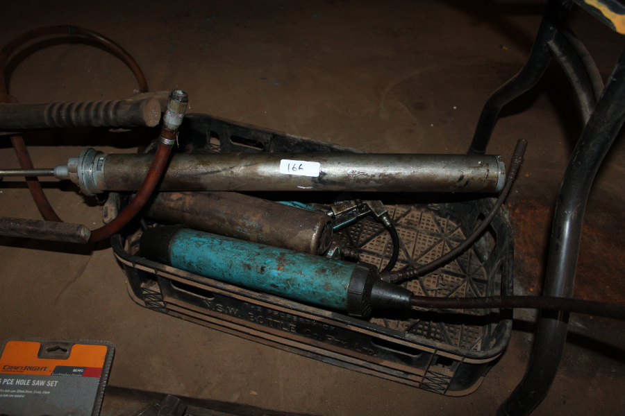 Lot 166 - Variety of Grease Guns, Pump & Syringe | AuctionsPlus