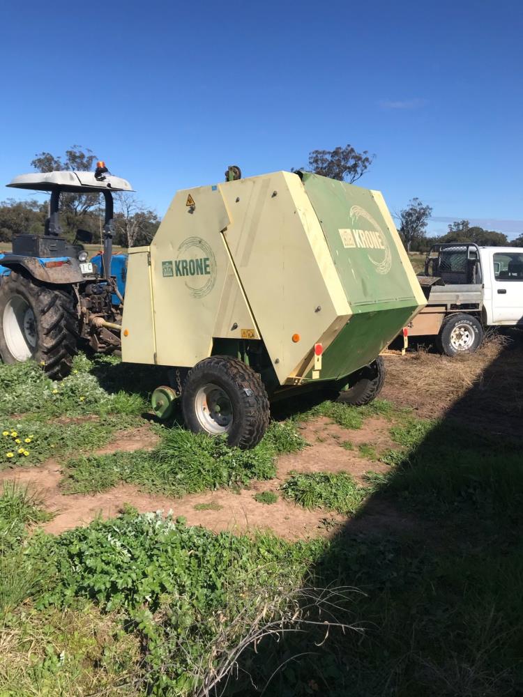 Lot 99 - Krone Round Baler | AuctionsPlus