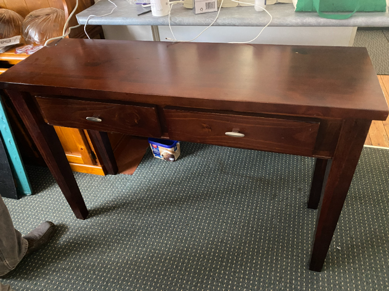Lot 134 - Timber sofa table | AuctionsPlus