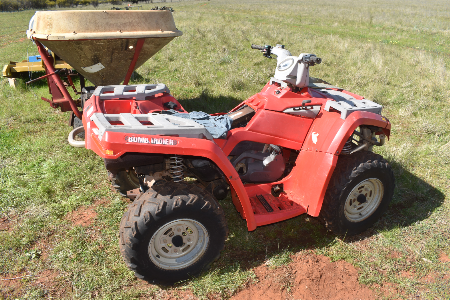 Lot 27 - Bombardier four wheel bike | AuctionsPlus
