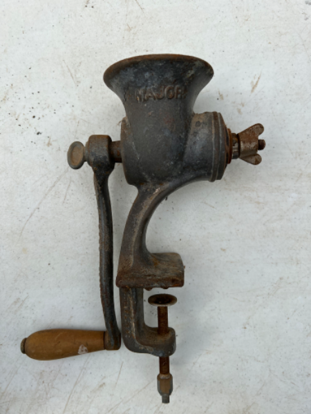 Lot 350 - Vintage Meat Mincer | AuctionsPlus
