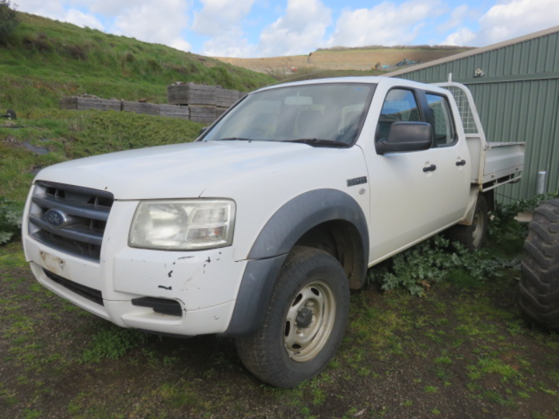 Lot 106 - 2008 Ford Ranger 4WD Dual Cab Flat Tray Ute | AuctionsPlus