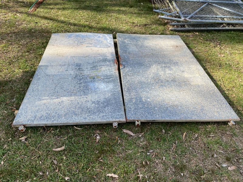 Lot 141 - Steel doors (property sold, no reserve) | AuctionsPlus