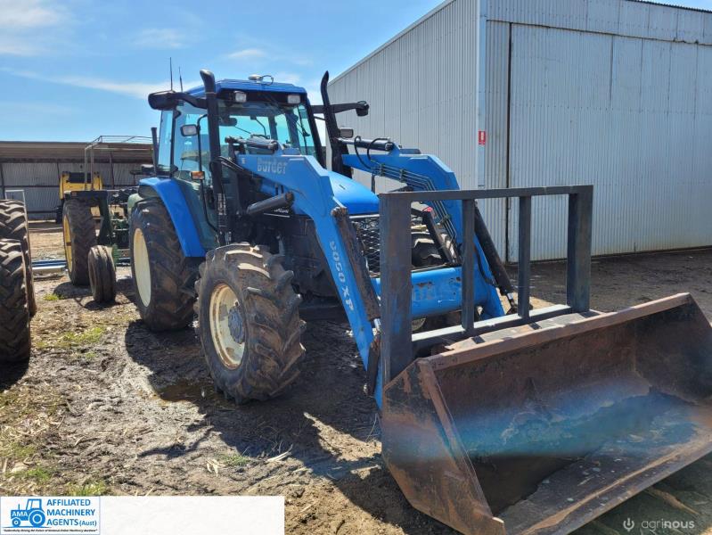 Lot 1 - New Holland TS115 Tractor with FEL | AuctionsPlus