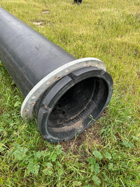 Lot 49 - Poly Pipe 600mm x 6m | AuctionsPlus