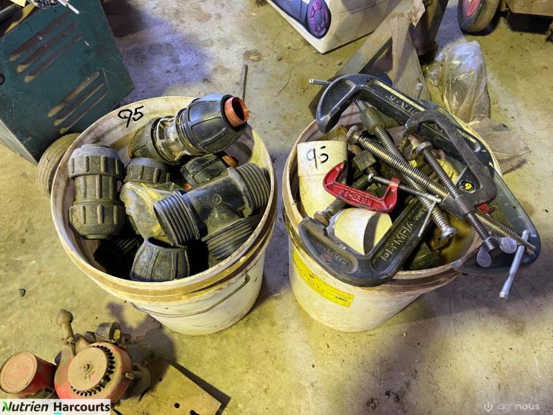 Lot 95 - G Clamps & Poly Fittings | AuctionsPlus
