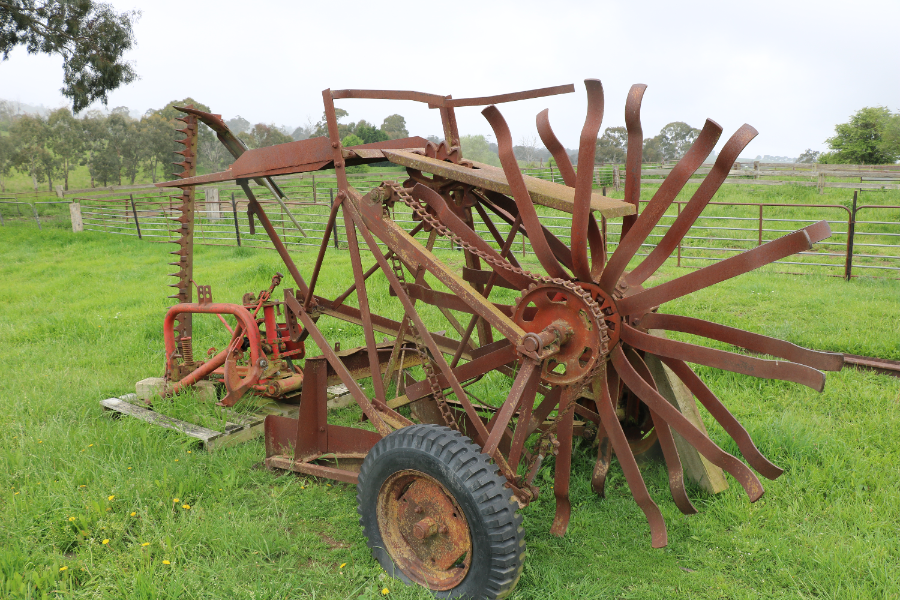 Lot 74 - Antique Massey Ferguson Hay Mower | AuctionsPlus