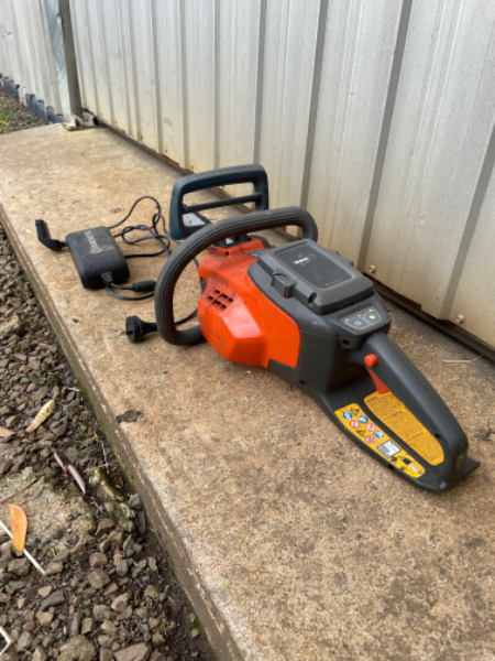 Lot 79 - Husqvarna Electric Chainsaw | AuctionsPlus