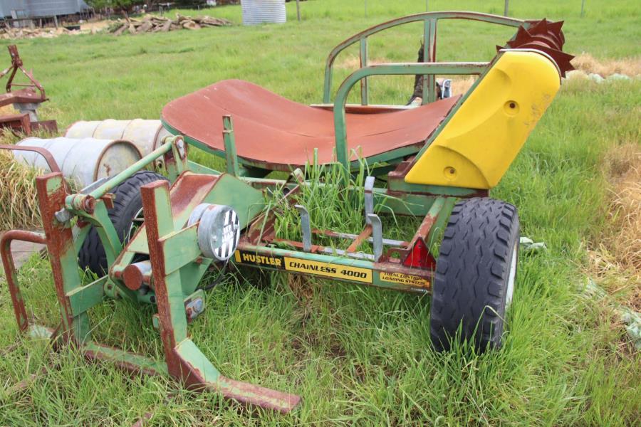 Lot 68 - Hustler Chainless 4000 - 2 roll feeder | AuctionsPlus