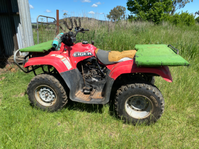 Lot 114 - Suzuki Eiger Quad | AuctionsPlus