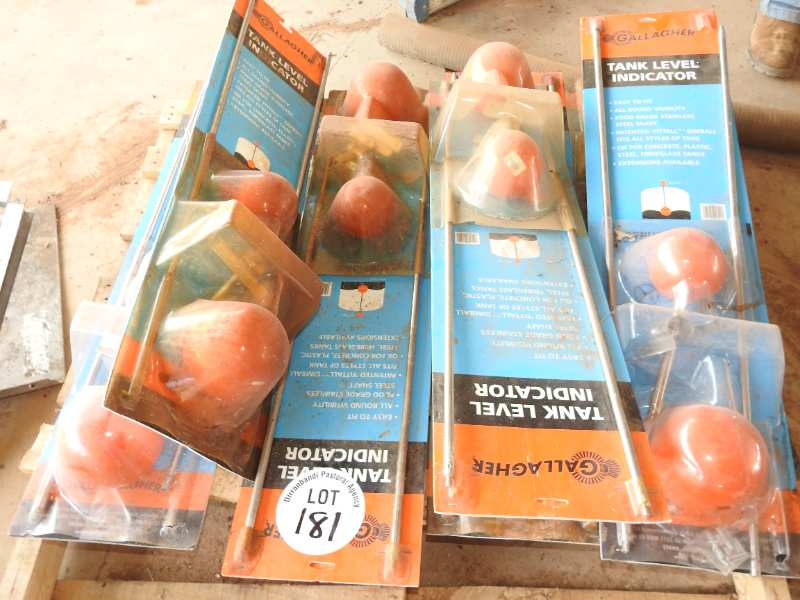 Lot 181 - 7x Gallagher tank level indicators | AuctionsPlus