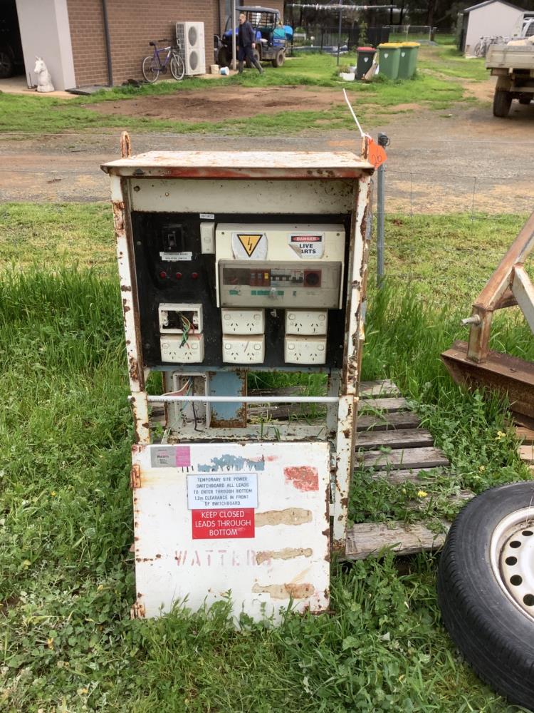 Lot 26 - Temp Site Power Box | AuctionsPlus