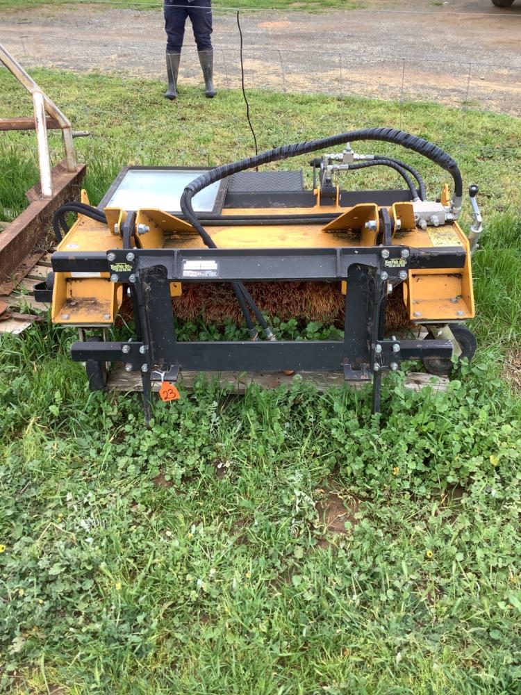 Lot 23 - Kerfab Emily Street Sweeper (fits skid steer) | AuctionsPlus