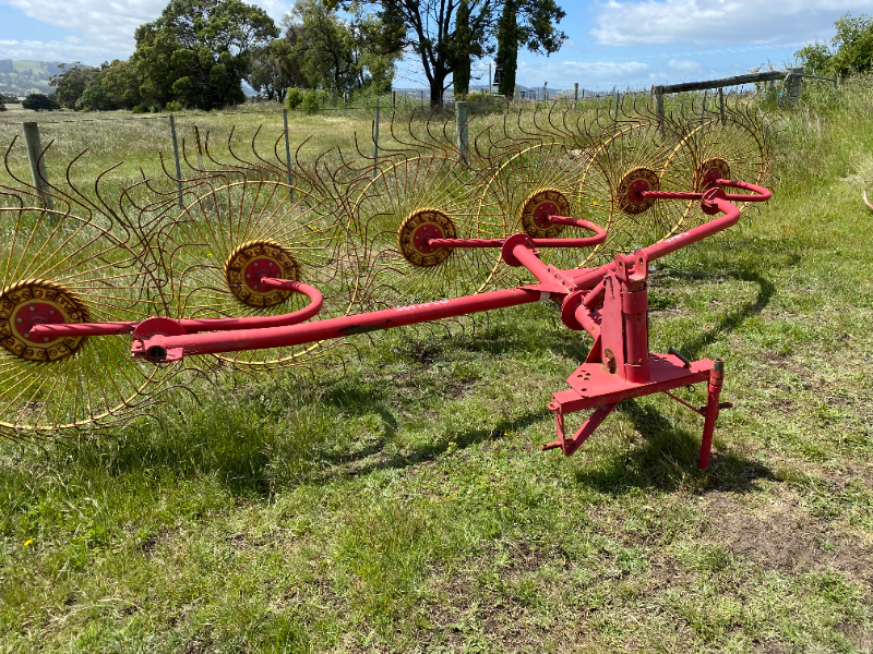 Lot 19 - Tonutti P6 Six Wheel Hay Rake | AuctionsPlus