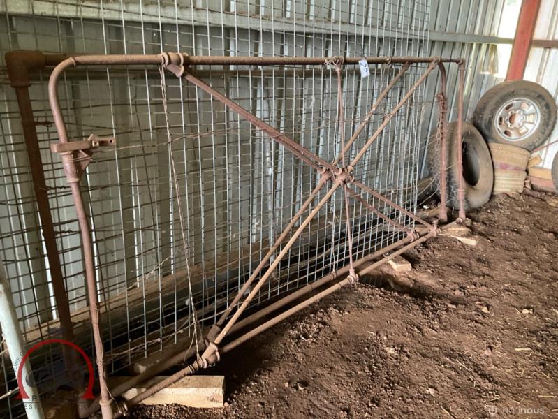 Lot 55 - Pair of H V McKay Sunshine gates 10' - REQUIRES REPAIRS ...