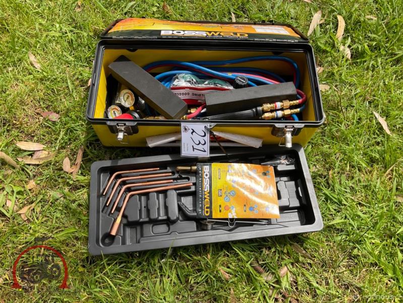 Lot 231 - Bossweld oxy acetylene set (new). | AuctionsPlus