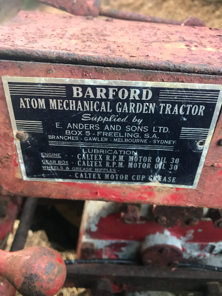 Lot 167 - Barford Atom Garden Tractor | AuctionsPlus