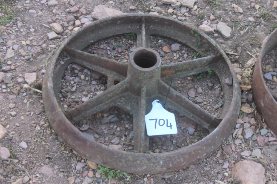 Lot 704 - Steel Wheel | AuctionsPlus