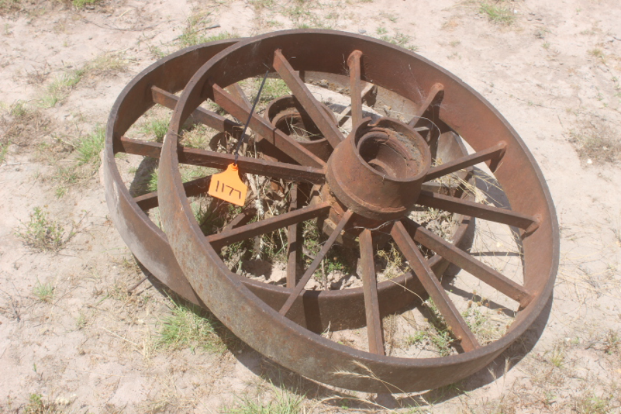 Lot 1177 - Antique Wheels | AuctionsPlus