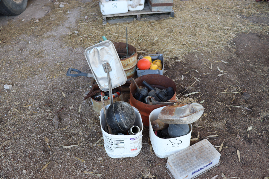 Lot 53 - Qty Floats and Poly Fittings | AuctionsPlus
