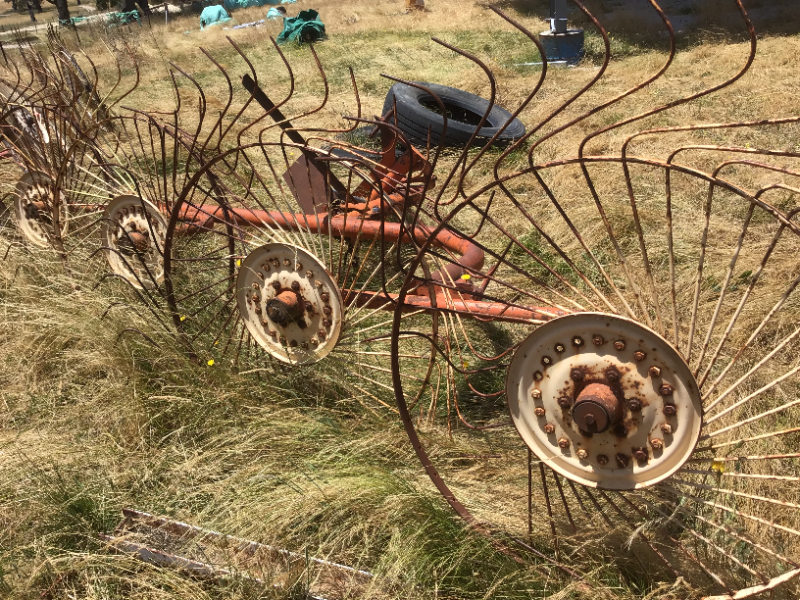 Lot 121 - AGRI INTERNATIONAL HAY RAKE 4 WHEEL | AuctionsPlus