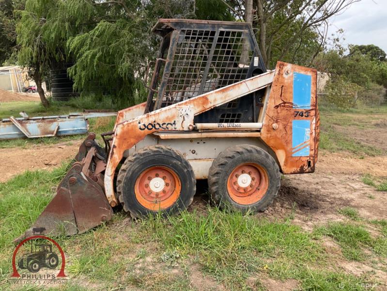 Lot 129 - Bobcat skid steer loader, suit parts or rebuild, blown Kubota ...