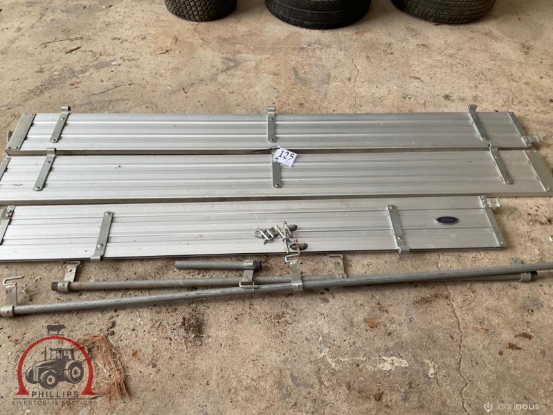 Lot 125 - Aluminium tray sides 2200mm L x 1800mm W | AuctionsPlus