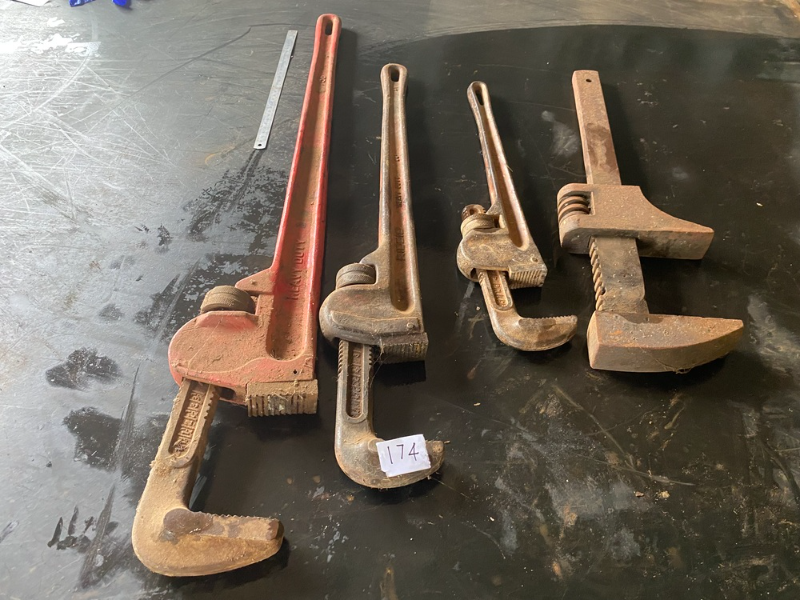 Lot 174 - EXTRA LARGE MONKEY WRENCHES | AuctionsPlus