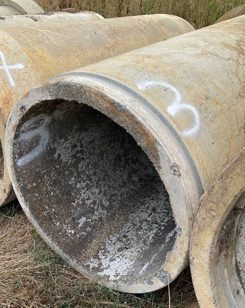 Lot 36 - Concrete collared pipe | AuctionsPlus
