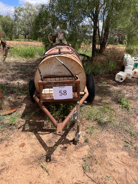 Lot 58 - Mobile fuel cart, 750 litres | AuctionsPlus