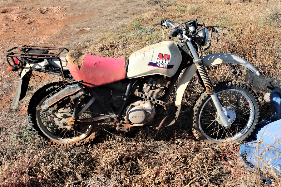 Lot 36 - Yamaha 200 AG motor bike. | AuctionsPlus