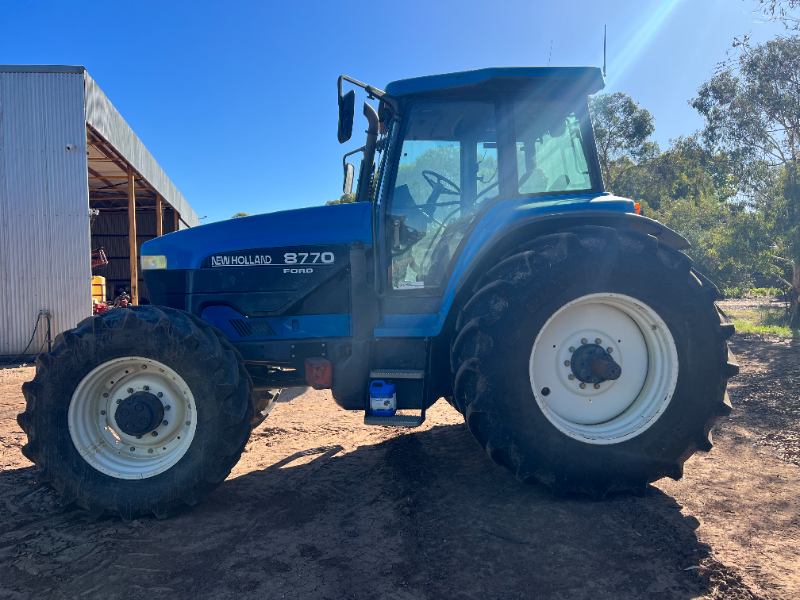 Lot 2 - Tractor New Holland 8770 4WD | AuctionsPlus